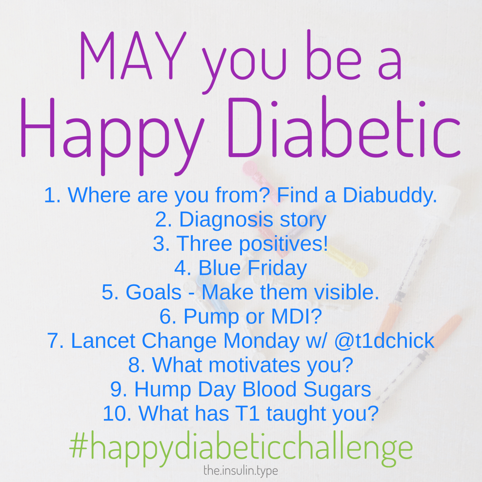 MAY You Be a Happy Diabetic: 2018
